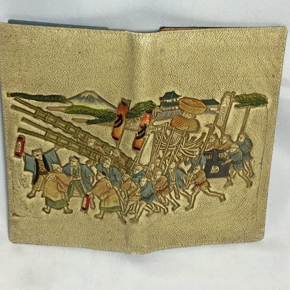 Unbranded | Bags | Vintage Japanese Hand Tooled And Painted Leather ...